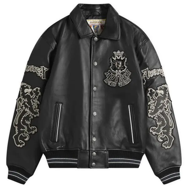 AVIREX Goth Varsity Leather Jacket