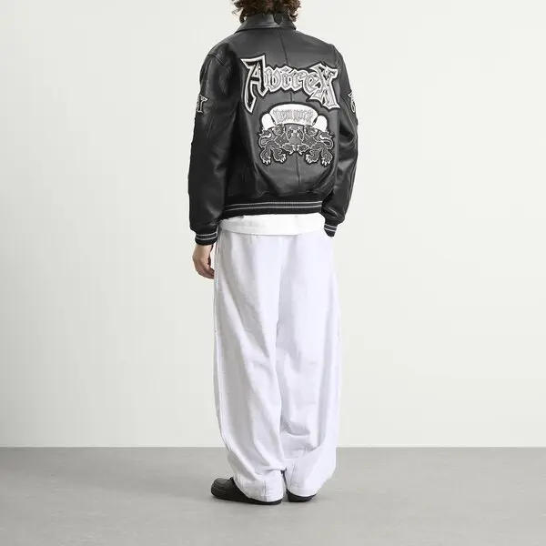 AVIREX Goth Varsity Leather Jacket