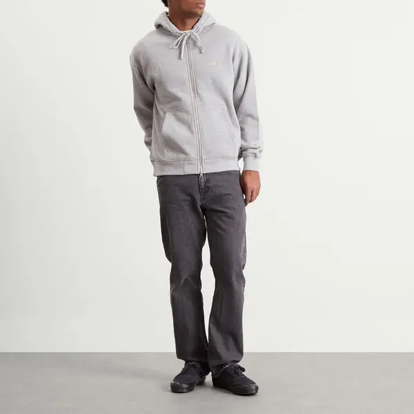 DIME Friends Zip Hoodie - Heather Grey