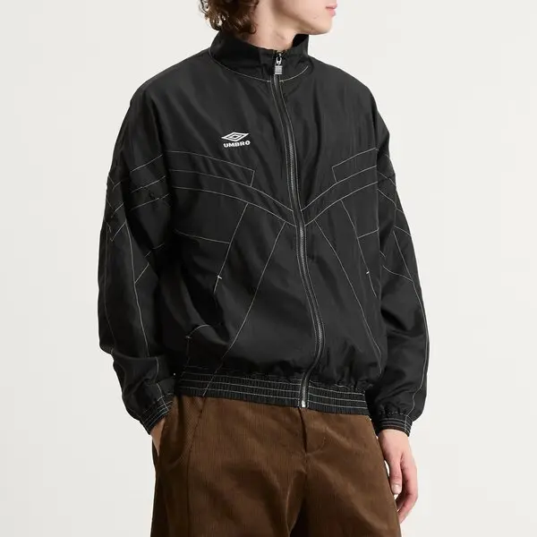 UMBRO Relaxed Fit Track Jacket - Black | Editorialist