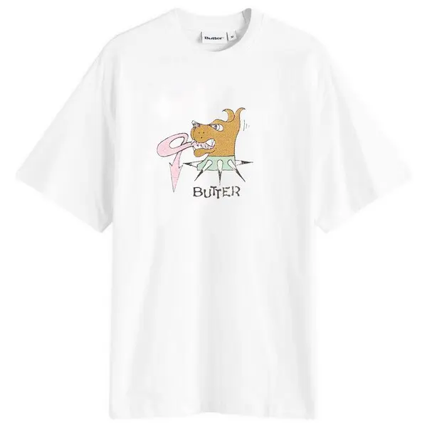 BUTTER GOODS Canine T-shirt - White