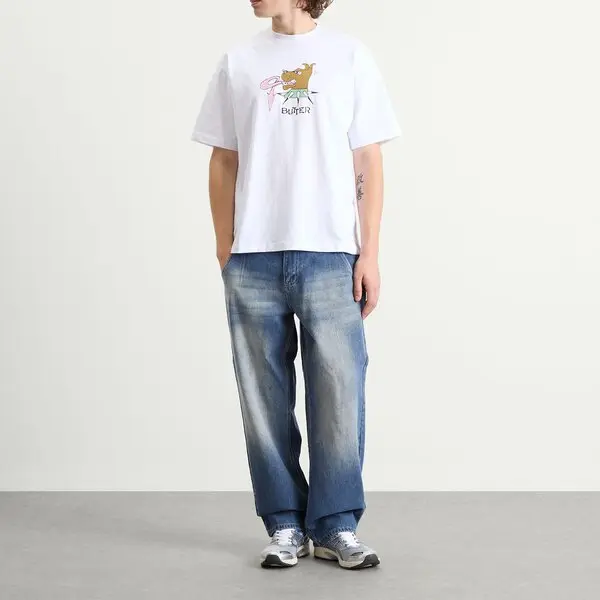 BUTTER GOODS Canine T-shirt - White
