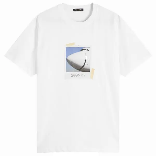 DIME Plane T-shirt - White