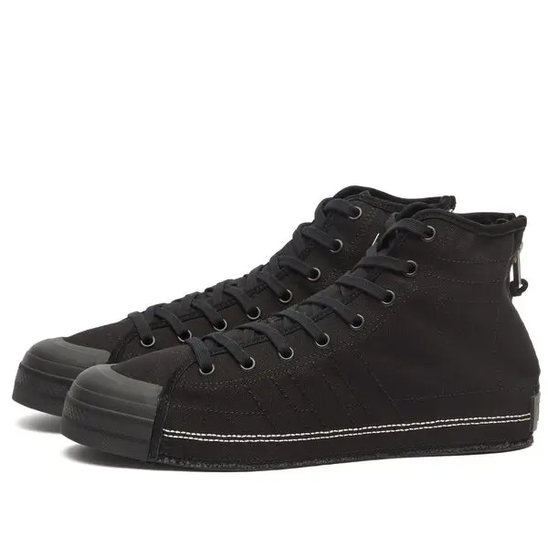 Y3 X Nbhd Nizza Hi Sneakers - Black/black/white