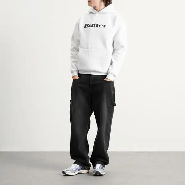 BUTTER GOODS Ripstop Logo Applique Hoodie
