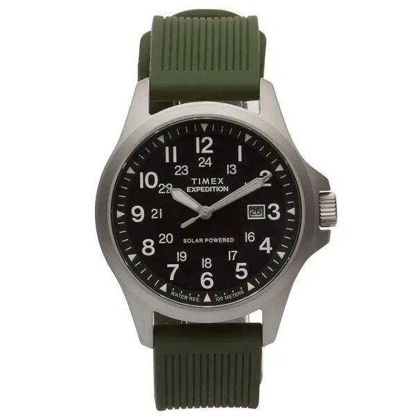 Timex® Expedition Field Post Solar 41mm Watch - Black/green