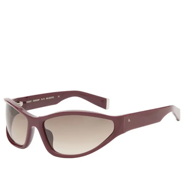 A. SOCIETY Lindsey Sunglasses - Burgundy/brown Gradient