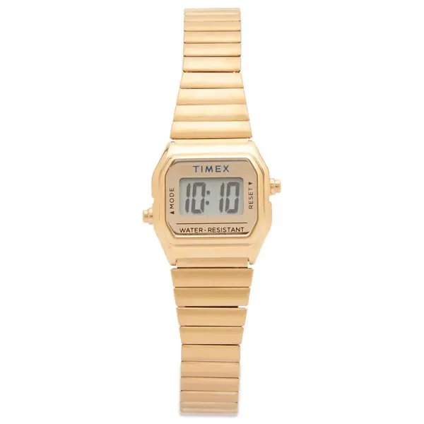 Timex 20mm Digital Watch - Gold
