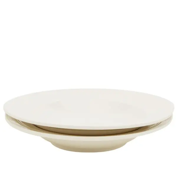 SERVICE PROJECTS Métier Embossed Bowl Set Of 2 - White