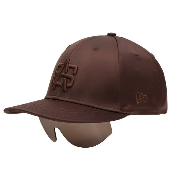 A. SOCIETY X New Era 9fifty Cap And Magnetic Visor Combo - Brown