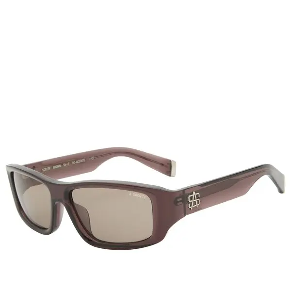 A. SOCIETY X New Era Scotty Sunglasses - Brown