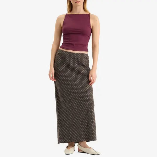 Good American Weightless Scuba Sleeveless Tank - Fig