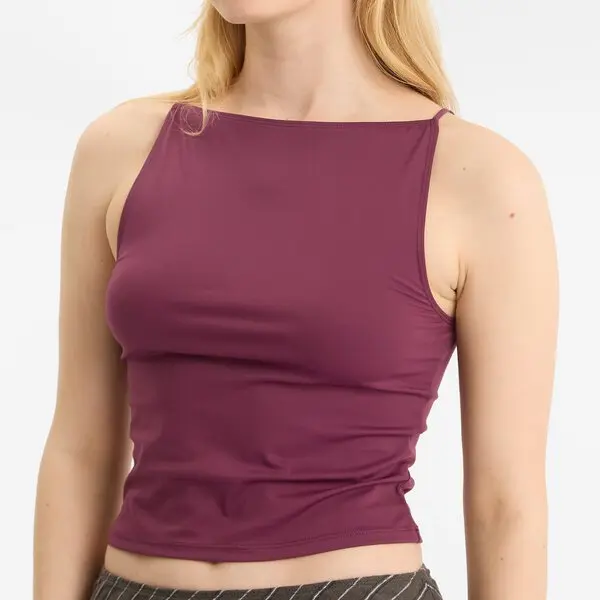 Good American Weightless Scuba Sleeveless Tank - Fig