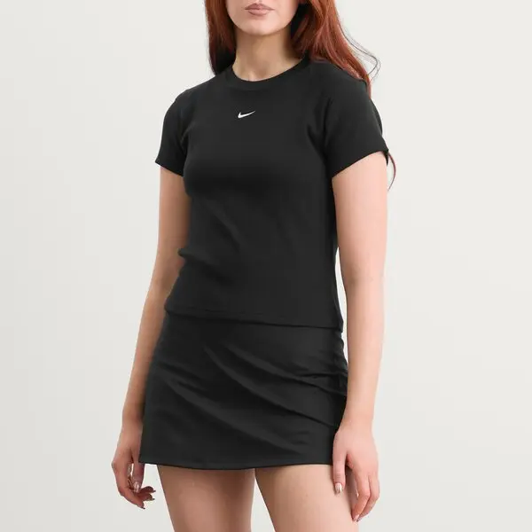Nike Tight Ribbed T-shirt - Black