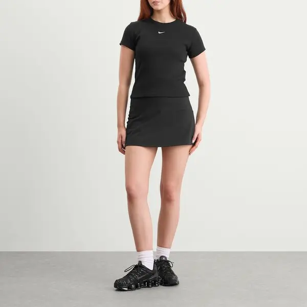Nike Tight Ribbed T-shirt - Black