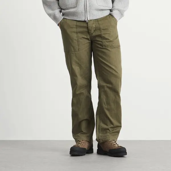 DUBBLEWARE Herringbone Fatigue Trousers