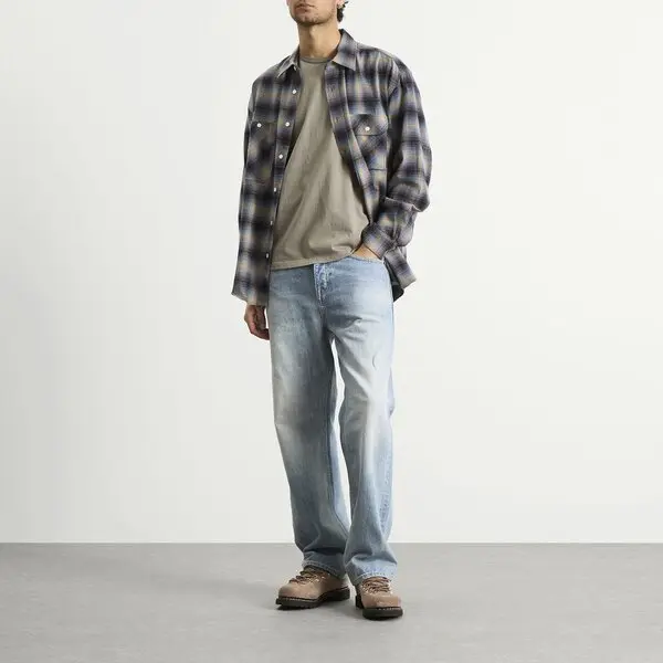 DUBBLEWARE Straight Leg Selvedge Denim Jeans