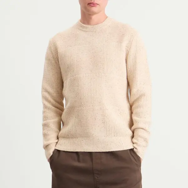 FORET Orbit Jacquard Donegal Jumper