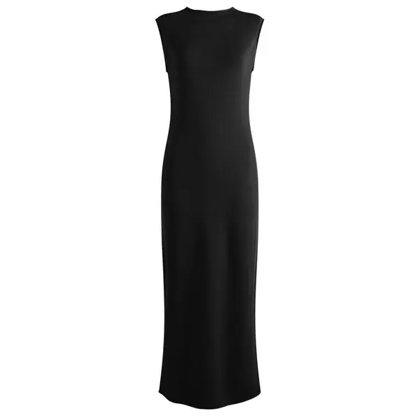 Nike Wool Classics Knit Midi Dress - Black