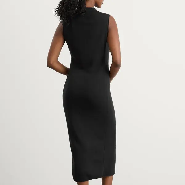 Nike Wool Classics Knit Midi Dress - Black