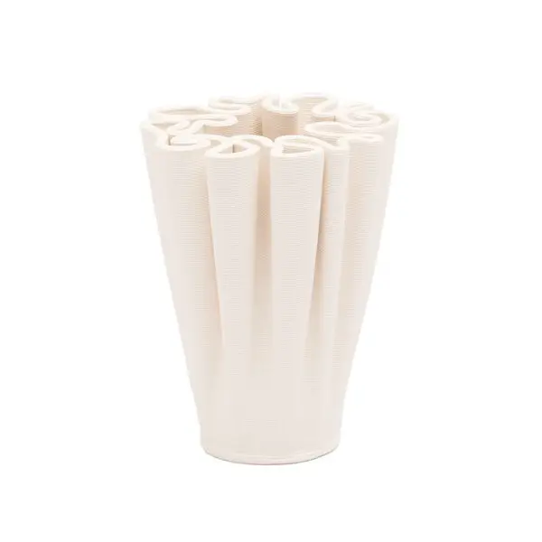 FERM LIVING Dedali Vase H11 - Off-white