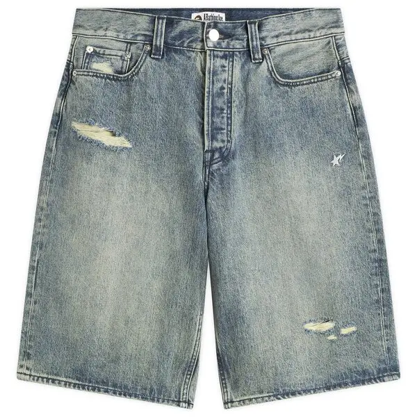 A BATHING APE Sta Denim Shorts - Light Indigo