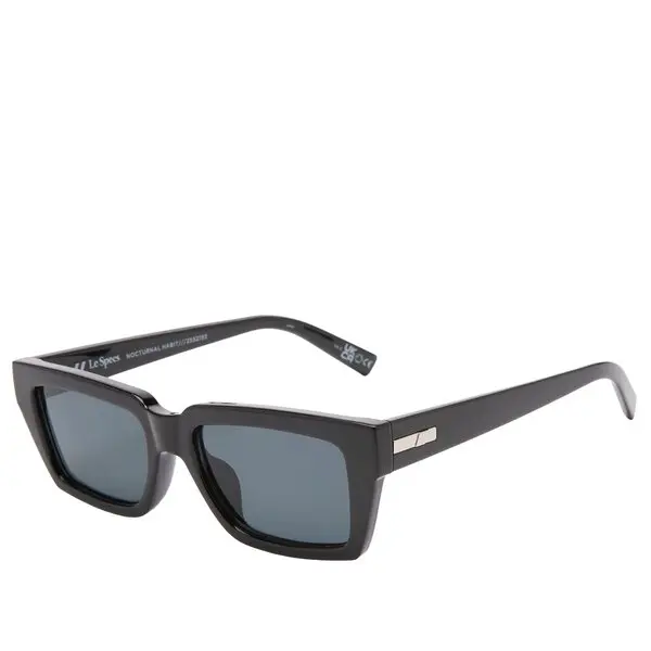 Le Specs Nocturnal Habit Sunglasses - Black/smoke Mono