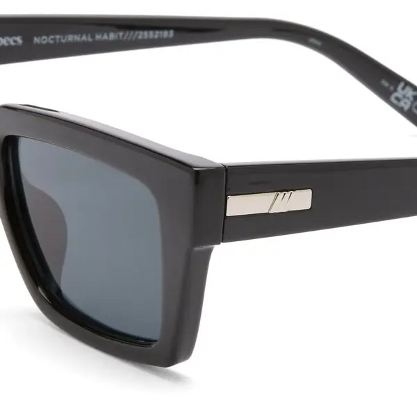 Le Specs Nocturnal Habit Sunglasses - Black/smoke Mono