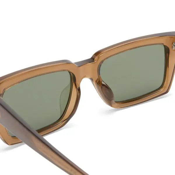 Le Specs Nocturnal Habit Square Frame Sunglasses - Umber/khaki Mono Polarized