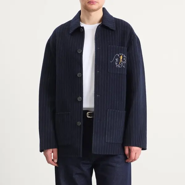 Drole De Monsieur Pinstriped Jacket