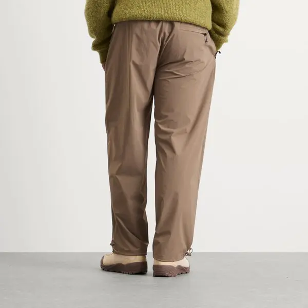 MELLOW CLO Everyday Stretch Nylon Trousers - Brown