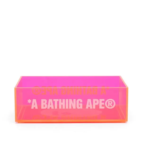 A BATHING APE Stacking Acrylic Case - Pink
