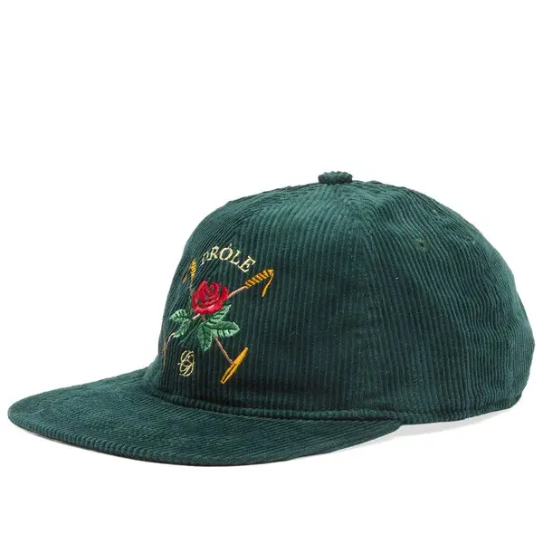 Drole De Monsieur Velour Cap - Dark Green