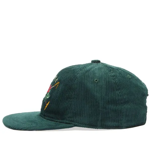 Drole De Monsieur Velour Cap - Dark Green