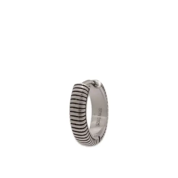 SERGE DENIMES Lasso Huggie Earring - Silver