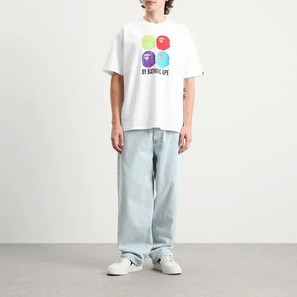 A BATHING APE Multi Ape Head T-shirt