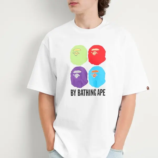 A BATHING APE Multi Ape Head T-shirt