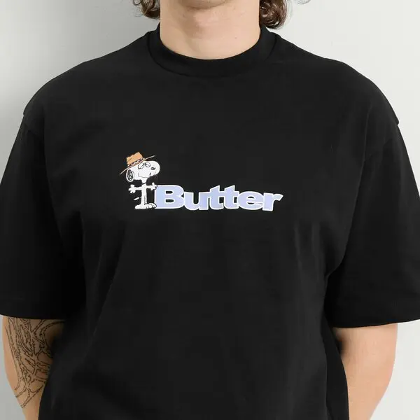 BUTTER GOODS X Peanuts Spike Logo T-shirt