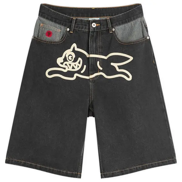 ICECREAM X Running Dog Denim Shorts