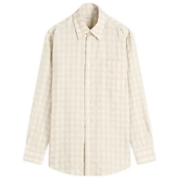 CARTER YOUNG Hugo Shirt - Cream/dove