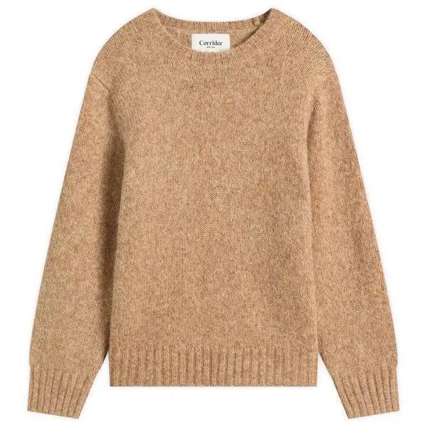 CORRIDOR Alpaca Crewneck - Camel