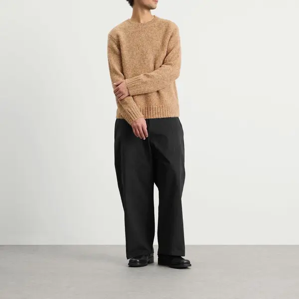 CORRIDOR Alpaca Crewneck - Camel