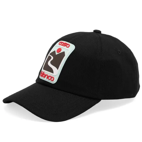 Casablanca Sunset Valley Patch Cap - Black