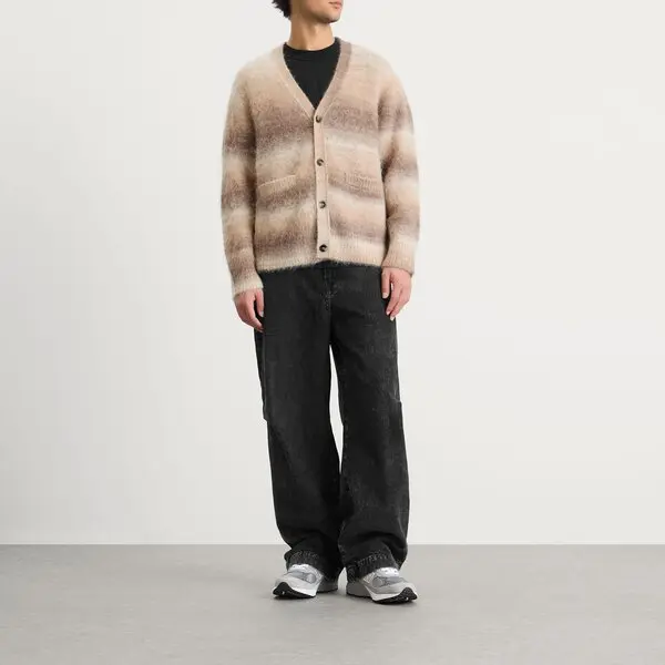 CORRIDOR Ombre Alpaca-blend Cardigan - Natural