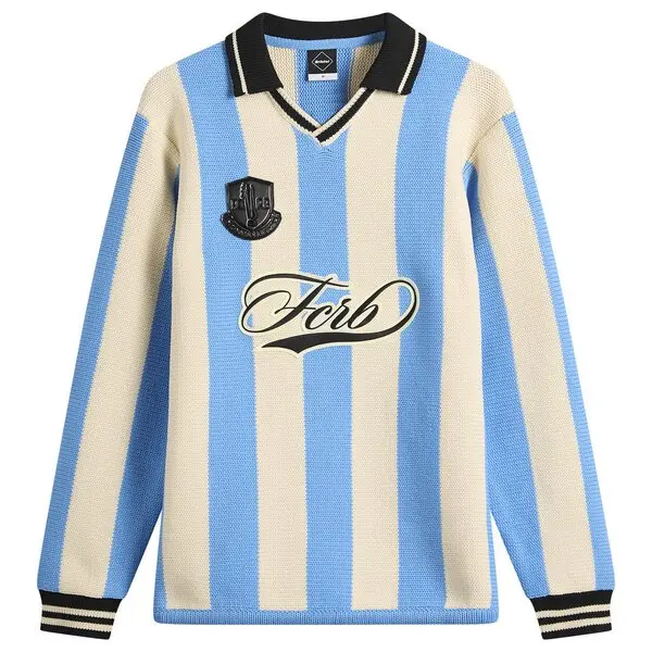 F.C. REAL BRISTOL Stripe Knit Football Shirt