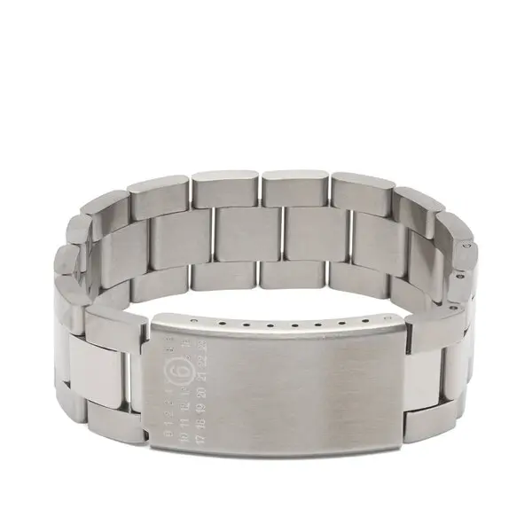 MAISON MARGIELA Numeric Plaque Link Bracelet - Silver