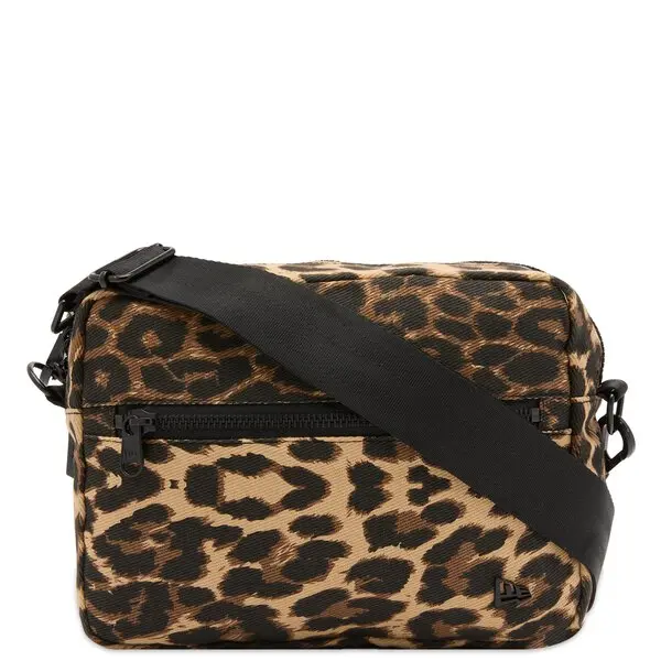 New Era Leopard Canvas Cross-body Bag