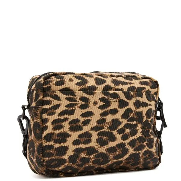 New Era Leopard Canvas Cross-body Bag