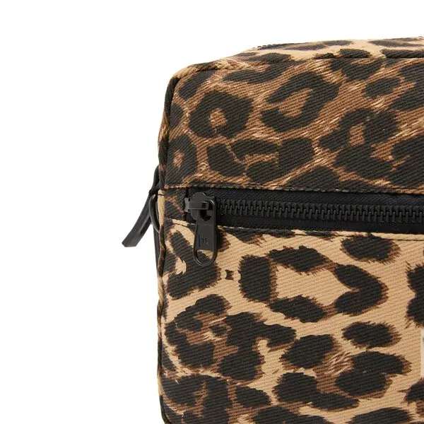 New Era Leopard Canvas Cross-body Bag