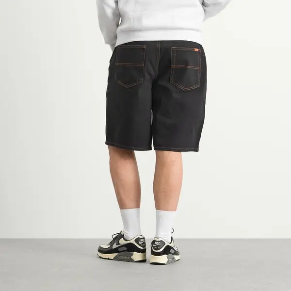 BUTTER GOODS Baggy Denim Shorts - Washed Black